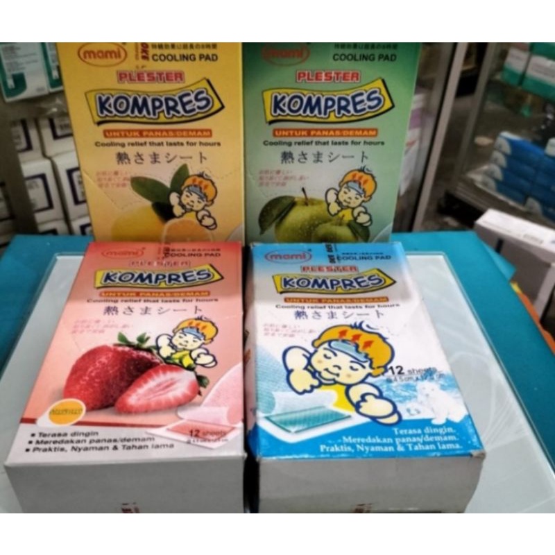 Jual Plester kompres anak untuk demam MAMI/ bye bye fever/ kompres 1 ...
