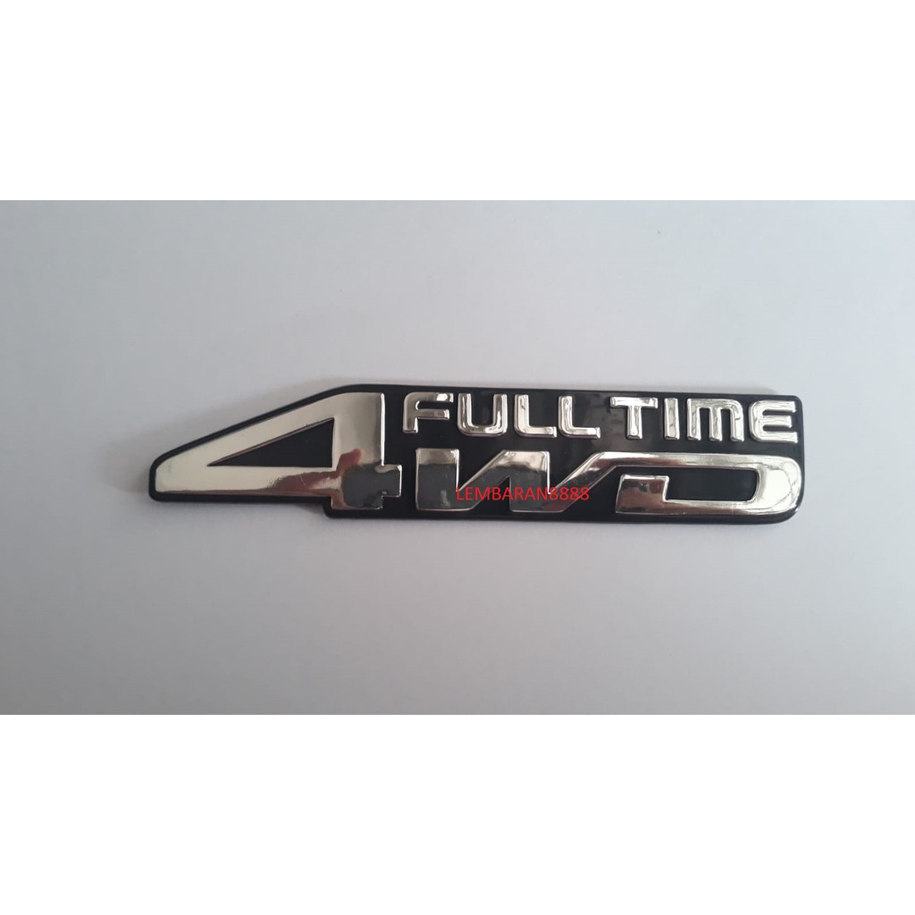 Jual Emblem Full Time 4 WD Mobil Land Cruiser VX 80 Diesel | Shopee ...