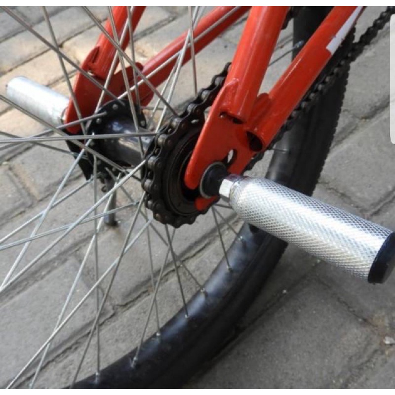 Jual 1 Pasang Jalu Pijakan Kaki Boncengan Sepeda Stainless Steel ...