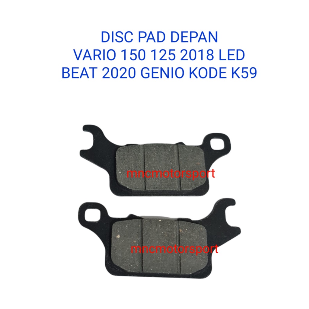 Jual DISC PAD KAMPAS REM CAKRAM DEPAN KEMASAN DUS VARIO 150 125 NEW ...
