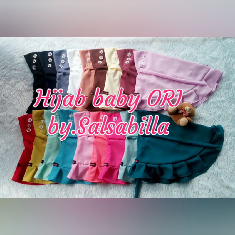 Jual Salsabilla Jilbab Anak Bunga / Jilbab Bayi Diamond Instan / Hijab ...