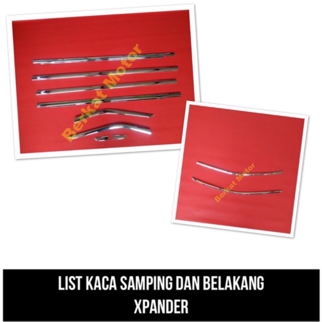 Jual PAKET LIST KACA SAMPING DAN BELAKANG XPANDER lis expander VARIASI ...