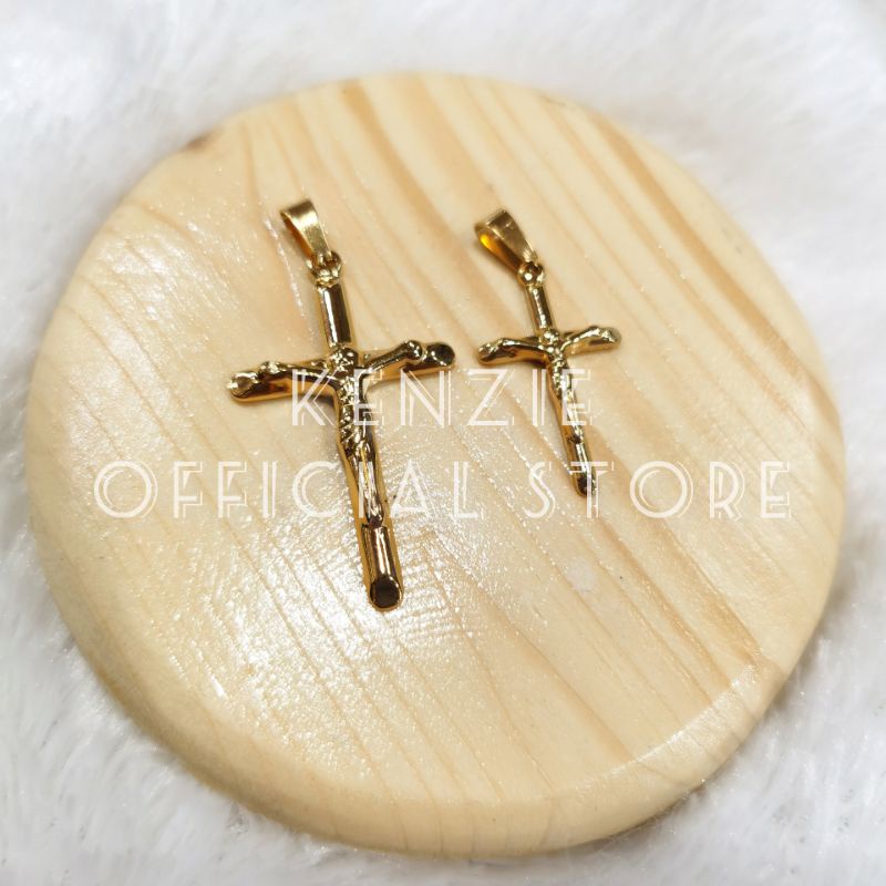 Jual Liontin Titanium Model Salib Besar Kecil Anti Karat Selamanya ...