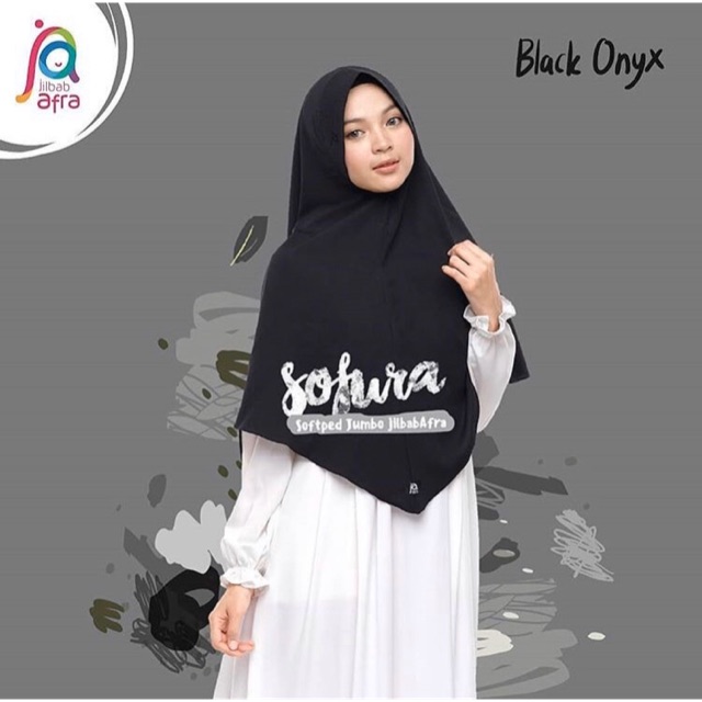 Jual Jilbab Jumbo SOFURA,model pinguin,panjang bagian belakang | Shopee Indonesia