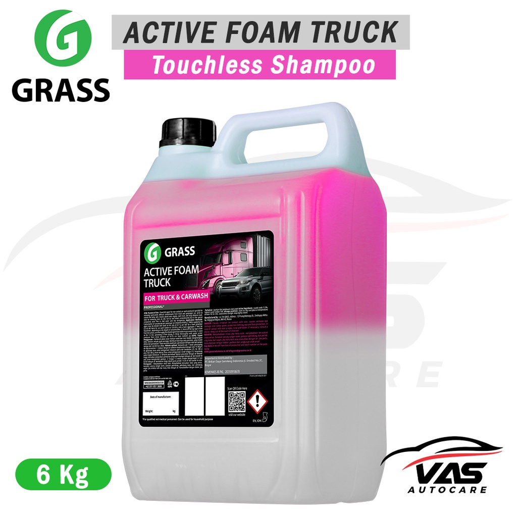 Jual GRASS ACTIVE FOAM TRUCK Touchless Shampoo 6 Kg - 5 Liter | Shopee ...