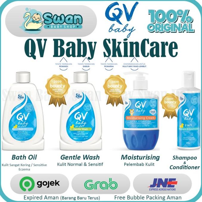 Jual QV Baby Skin Care / Wash / Moisturizer / Bath Oil / Shampoo | Shopee Indonesia