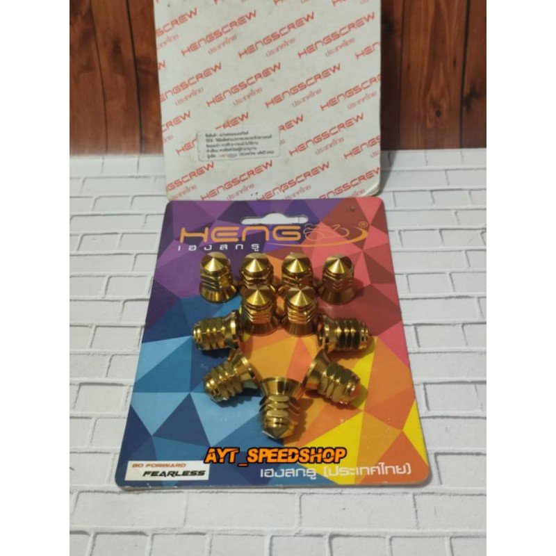 Jual Mur head probolt Gold drat 12 heng Probolt mur head drat 12 original by heng | Shopee Indonesia
