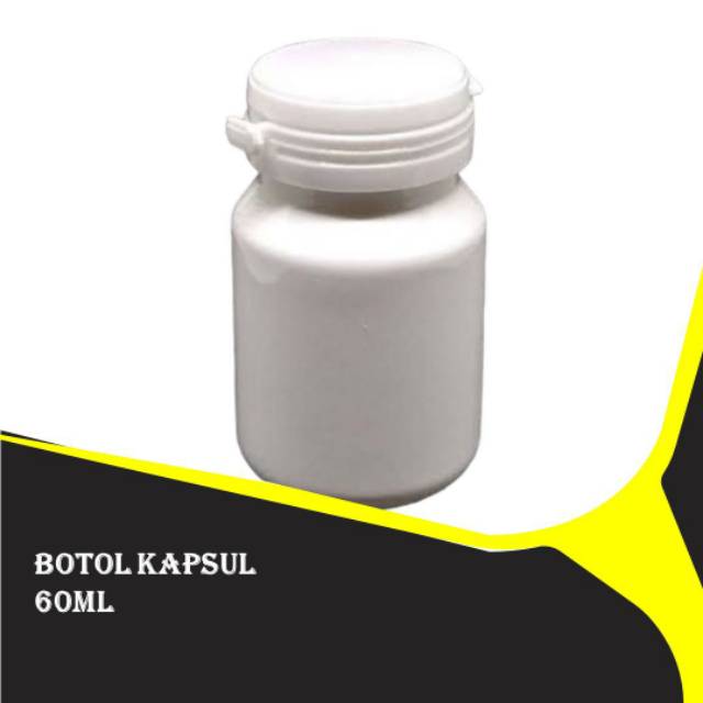 Jual Botol kapsul obat 60 kapsul 60ml | Shopee Indonesia