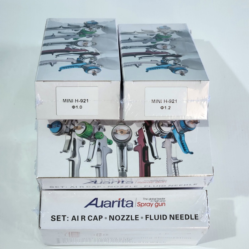 Jual Nozzle Kit Spray Gun Auarita H921 Cap Needle ORIGINAL H-921 ...