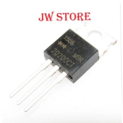 Jual MBR20200CT MBR20200 CT 20A 200V SCHOTTKY DIODA TO-220 | Shopee ...