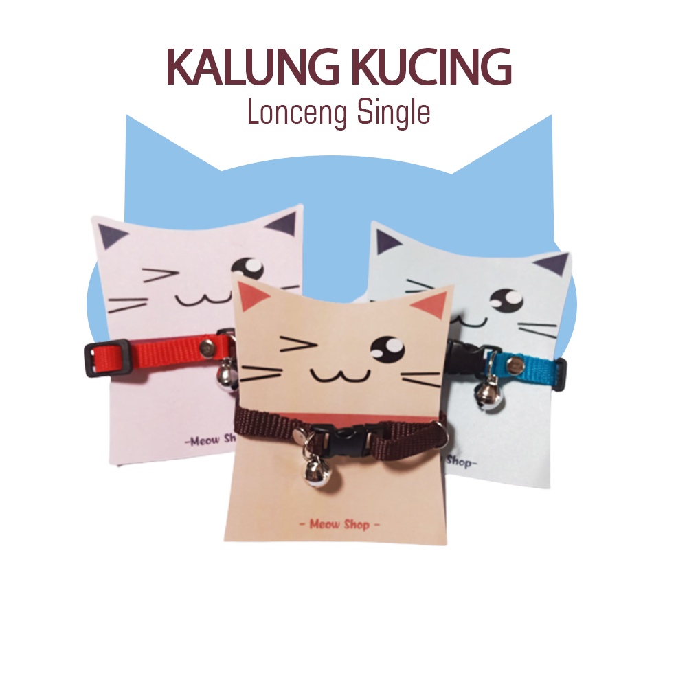 Jual Kalung Kucing Polos Random Lonceng 12mm 14mm/ Kalung kucing ...