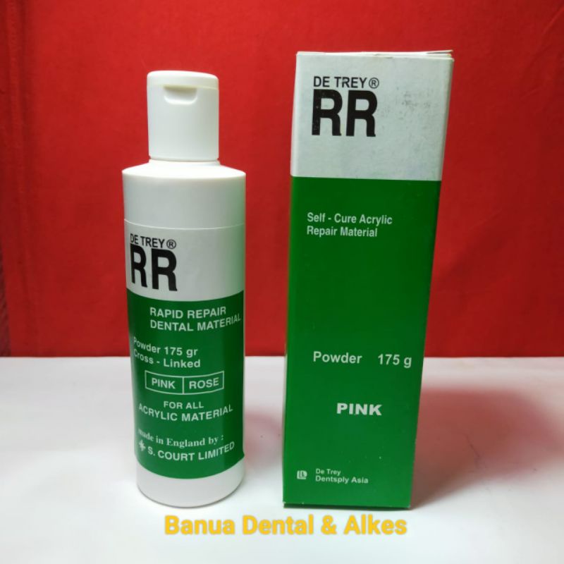 Jual Powder / Serbuk RR resin teeth gigi palsu gigi tiruan dental ...