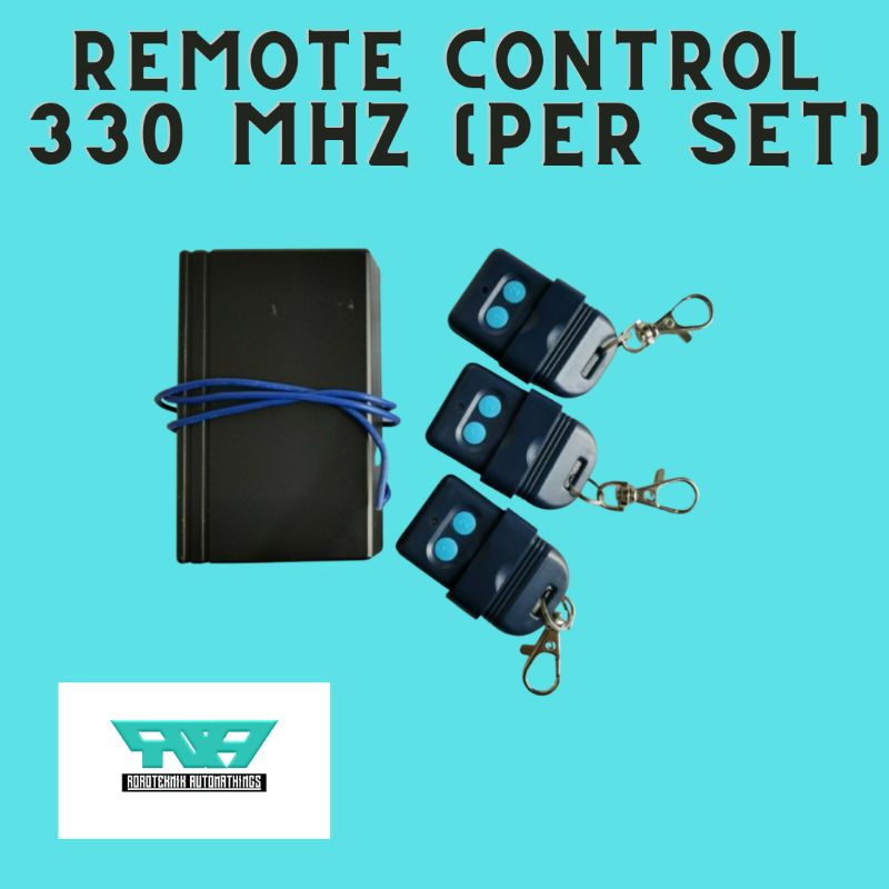 Jual Paket Remote Control Mesin Pagar Otomatis 1 Set (330MHZ) | Shopee ...
