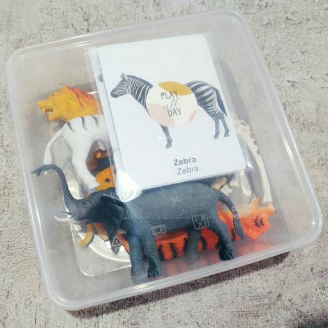 Jual Wild Animal Container Set (Khusus Grabsend Kota Palembang) Toobs ...