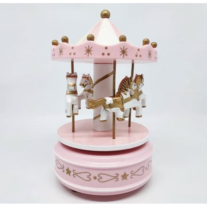 Jual Kotak Musik Merry Go Round Carousel Kotak Musik komidi Putar ...