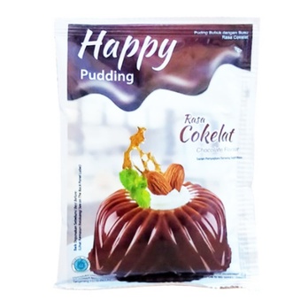 Jual HAPPY PUDING COKLAT STROBERI 60 GRAM NUTRIJELL CEMILAN ANAK ...