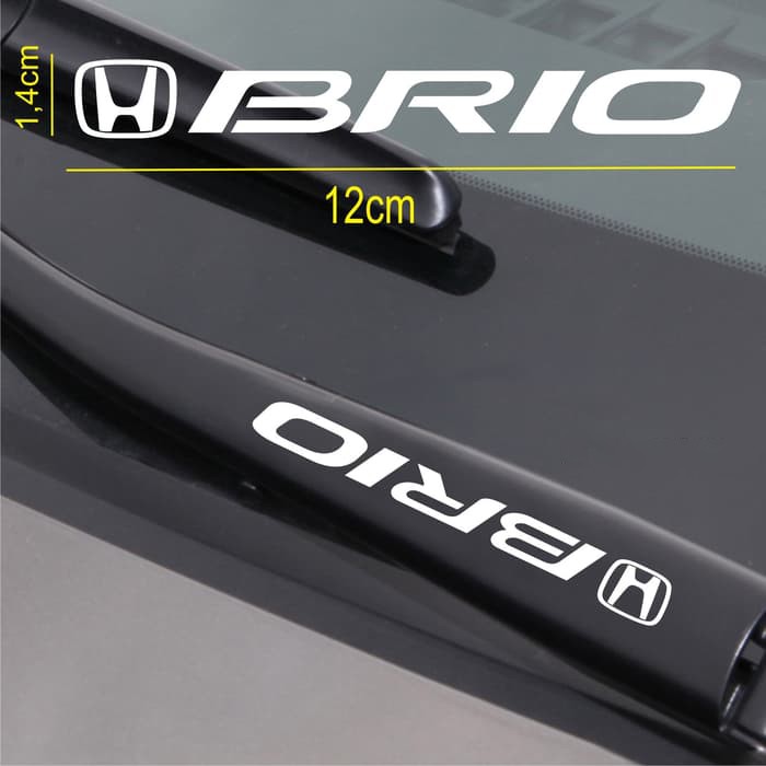 Jual Stiker Wiper Mobil Logo Honda Brio - Car Decal Sticker | Shopee ...