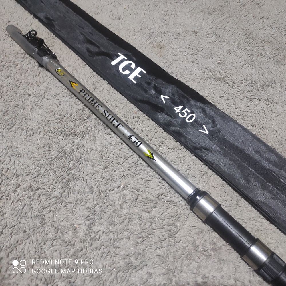 Jual joran pancing laut telescopic TCE prime surf 390. 450 | Shopee ...