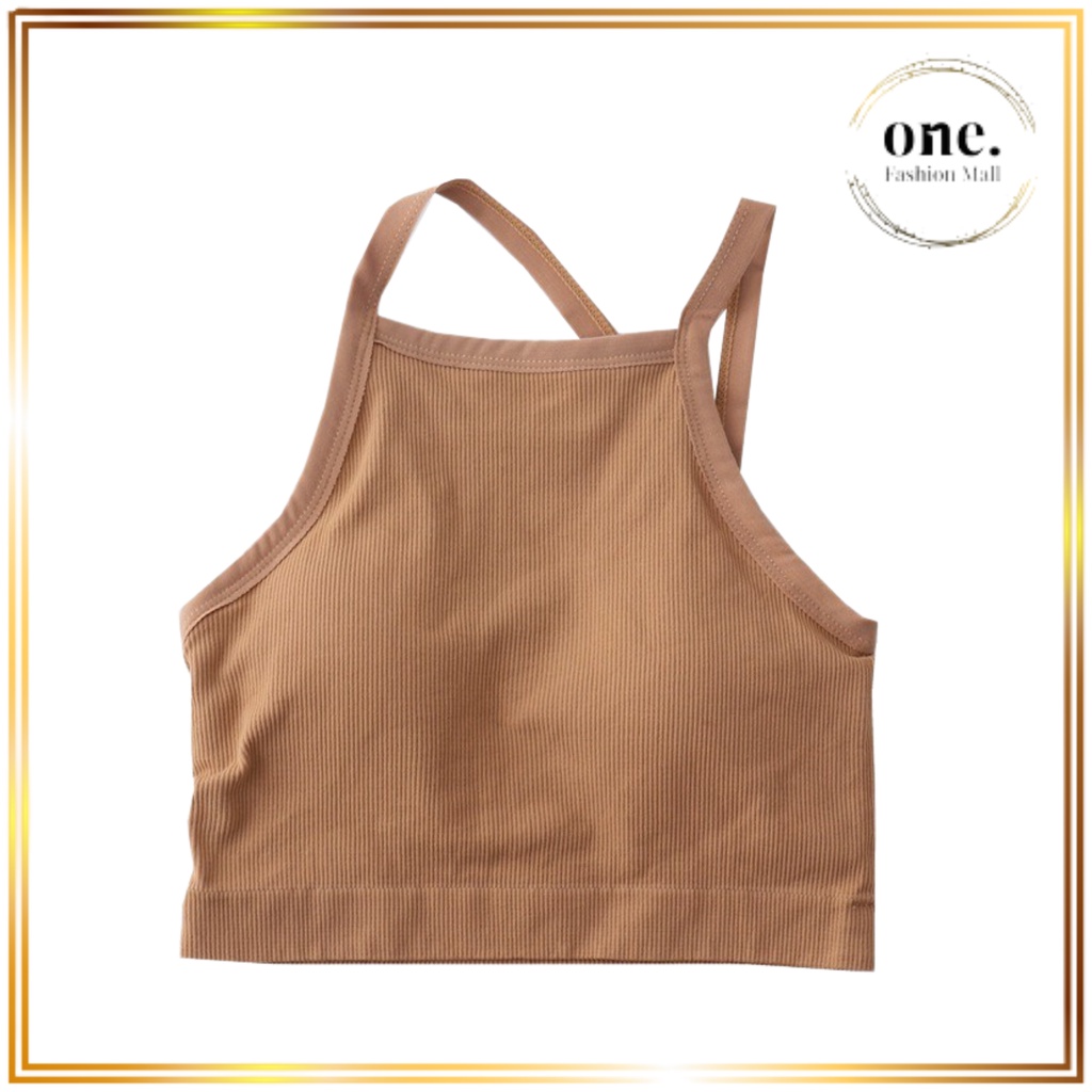 Jual ONEFASHIONMALL BR139 Crop Tank Top Atasan Wanita Croptop Turtle ...