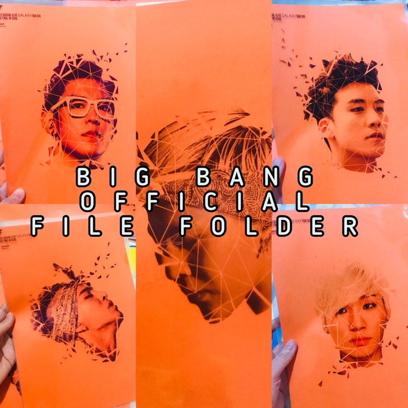 Jual BIG BANG YG OFFICIAL CLEAR FILE FOLDER G-DRAGON TAEYANG TOP DAESUNG SEUNGRI ALIVE GALAXY ...