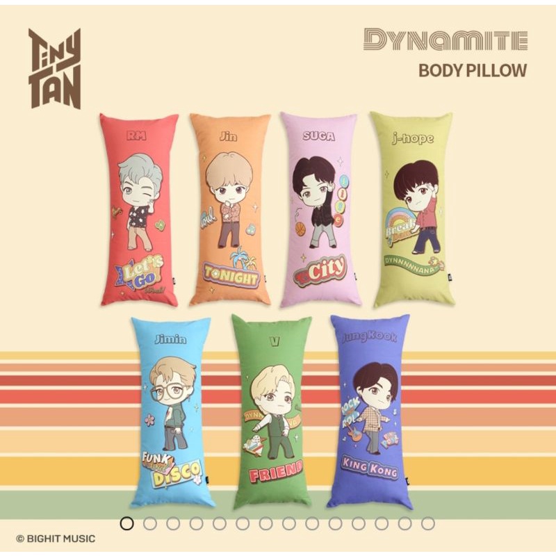Jual OFFICIAL BTS TINYTAN BODY PILLOW DYNAMITE EDITION BANTAL GULING | Shopee Indonesia
