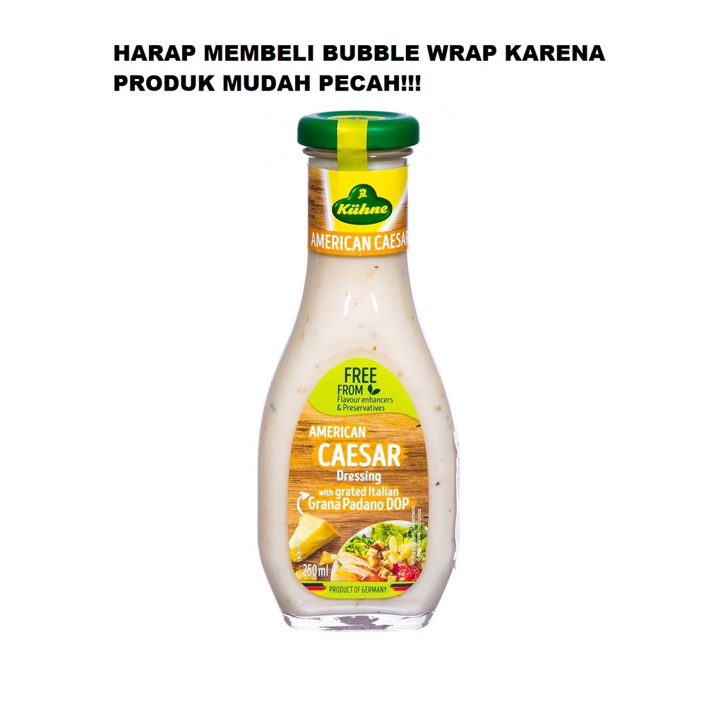 Jual Kuhne American Caesar with Grated Italian Grana Padano DOP - 250 ml | Shopee Indonesia