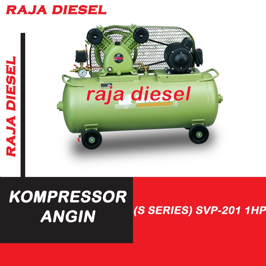 Jual SWAN AIR COMPRESSOR (S SERIES) SVP-201, KOMPRESOR ANGIN 1 HP ...