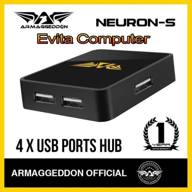 Jual Plug & Play 4 X USB PORT HUB Neuron S Armagedon | Shopee Indonesia