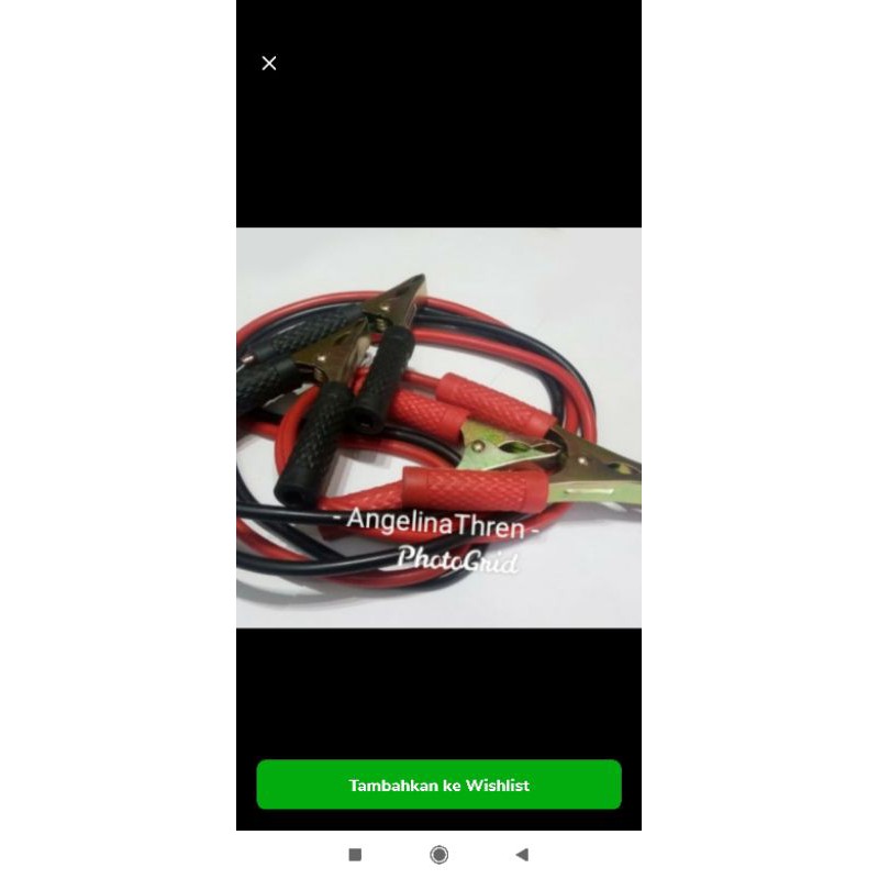 Jual Kabel Jumper Aki Mobil 200 Accu - kabel Aki 200 Acu Full tembaga 2M | Shopee Indonesia