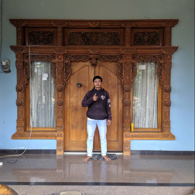 Jual Pintu Batik Ukir Gebyok Minimalis | Shopee Indonesia
