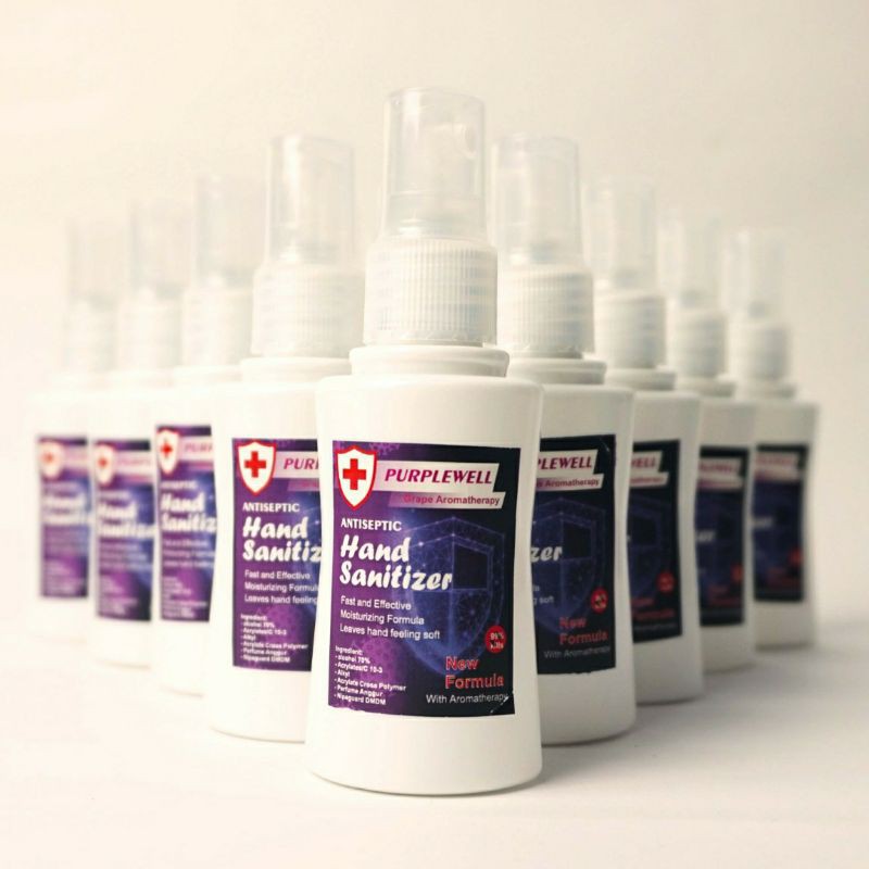 Jual Hand Sanitizer Spray Semprot 60ML / 30ML Antiseptik Alcohol 70% ...