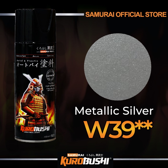 Jual Samurai Paint Metallic Silver W39 Silver Metalik #W39 | Shopee ...