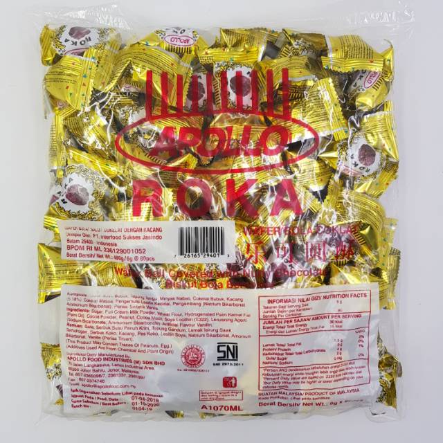 Jual Coklat Apollo Roka 420g isi 70pcs | Shopee Indonesia