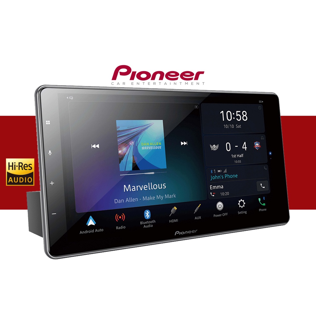 Jual Pioneer DMH-ZF9350BT Double Din 9 inch Hi-Res Audio Wireless Android Auto Apple Car Play ...