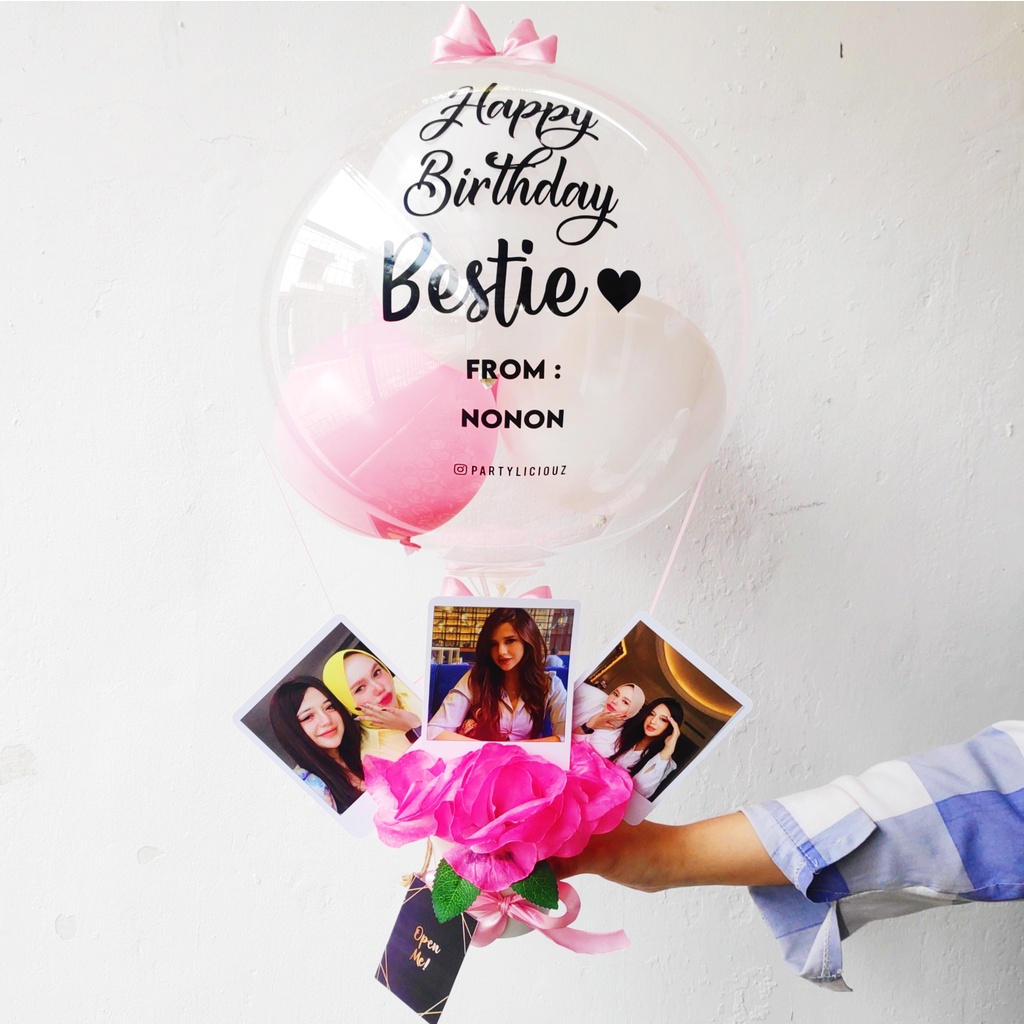 Jual Mini Pot Rose Polaroid Kado Pacar Kado Bestie Kado Ulang Tahun Kado Wisuda Kado
