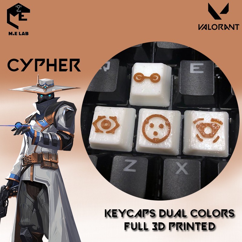 Jual Valorant Keycaps Cypher Dual Color Set | Shopee Indonesia