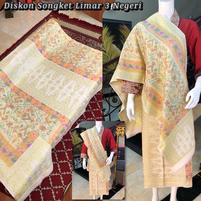 Jual Songket Lepus Limar 3 Negeri Exclusive / songket tenun asli ...