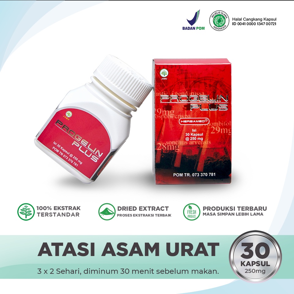 Jual Herbamed PROGELIN PLUS - Obat Herbal Membantu Meredakan Pegal Linu ...