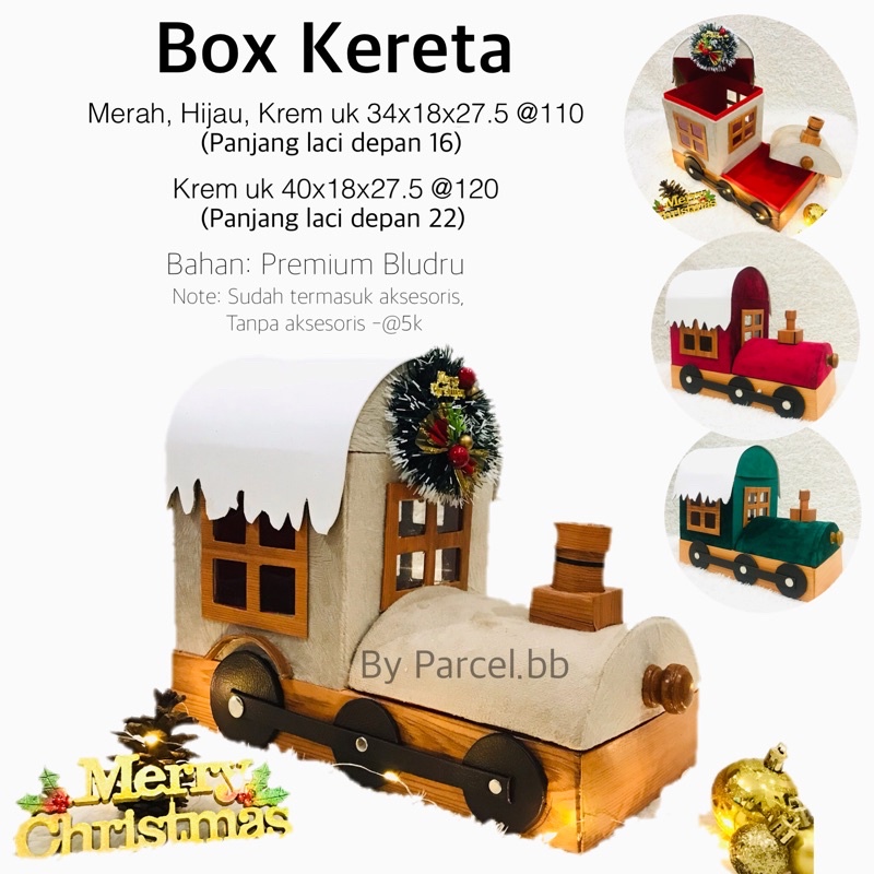 Jual Box kereta / box natal | Shopee Indonesia