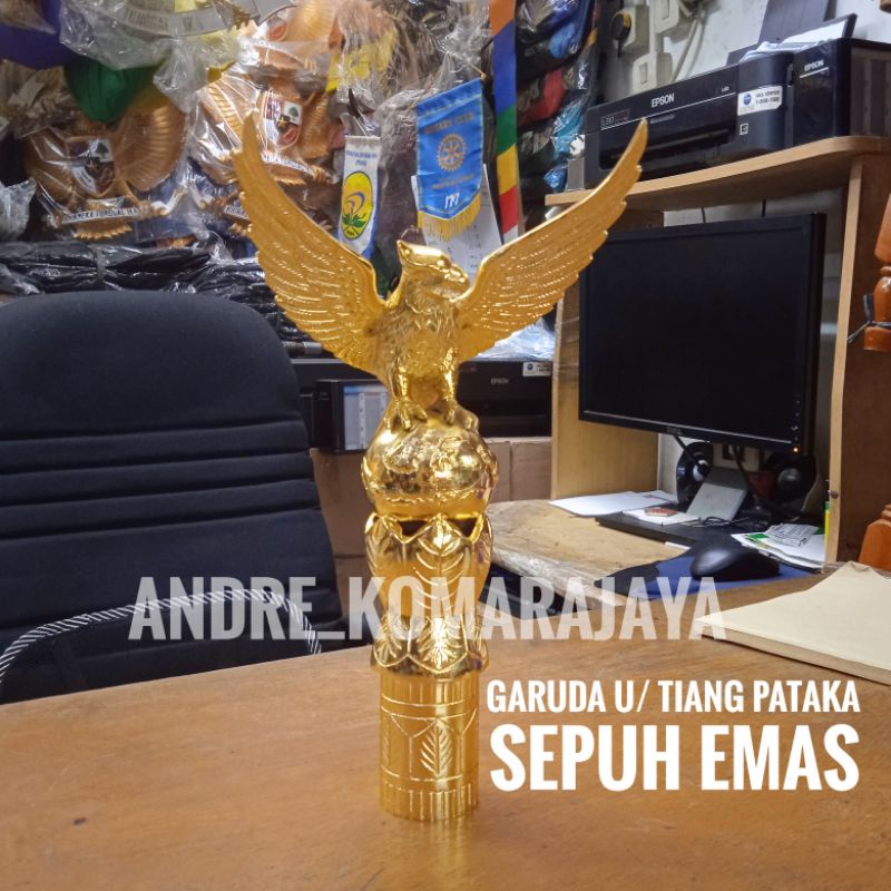 Jual garuda kuningan garuda tiang pataka sepuh emas berkualitas ...
