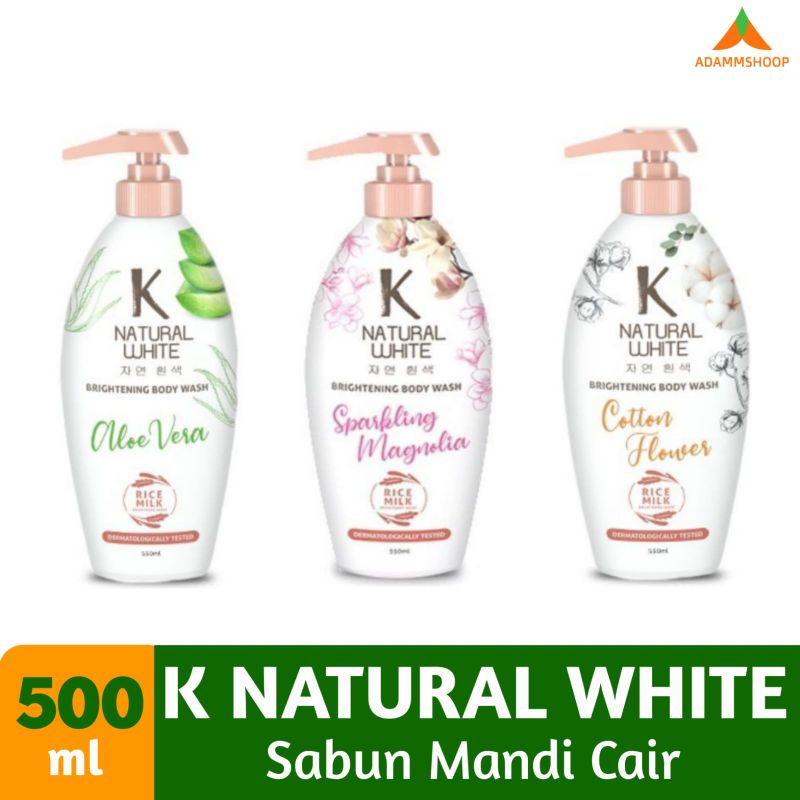 Jual K Natural White Sabun Mandi Cair 500ml | Shopee Indonesia