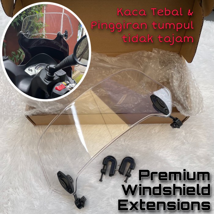 Jual extension windshield winshield visor adv nmax xmax pcx maxi lexi ...