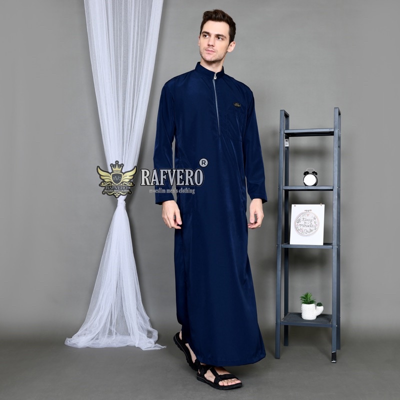 Jual Gamis Pria - Jubah Pria muslim Remaja Khaleed Ori - Jubah Pria ...