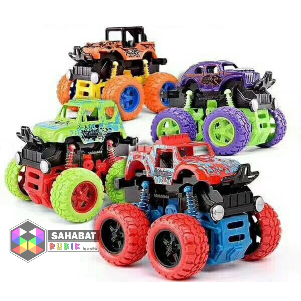 Jual Monster Zap Mainan Mobil Jip anak Off Road 4 Drive Inertial ...