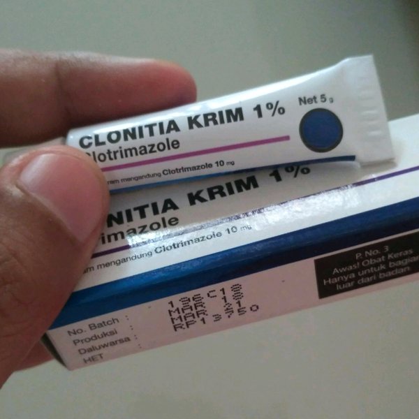 Jual Salep CLONITIA Krim 1% clotrimazole 10 mg 5 Gram Salep Ruam Popok ...