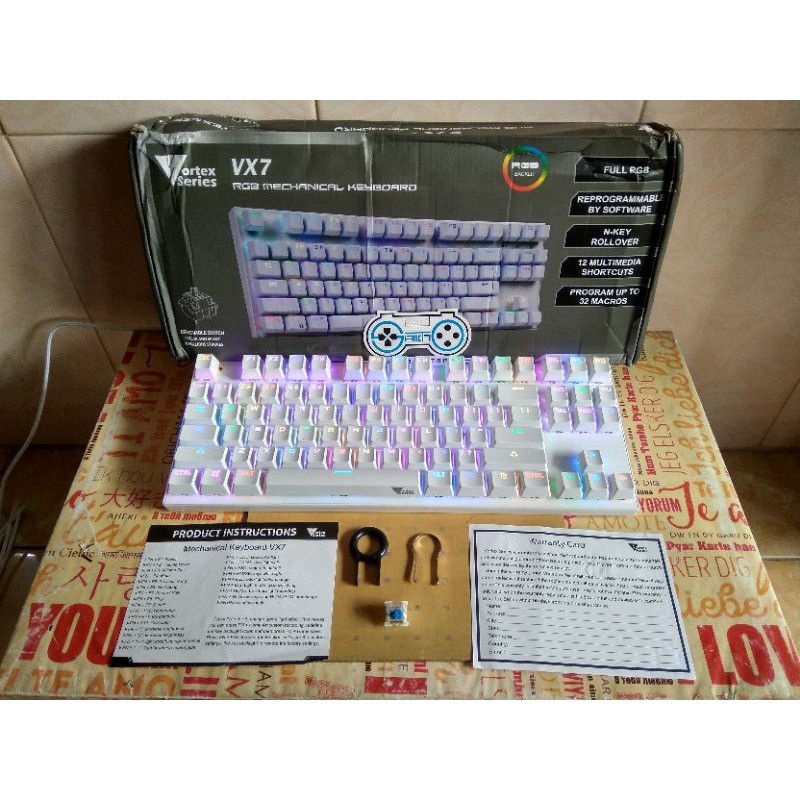 Jual Vortexseries VX7 TKL RGB Mechanical Gaming Keyboard | Shopee Indonesia