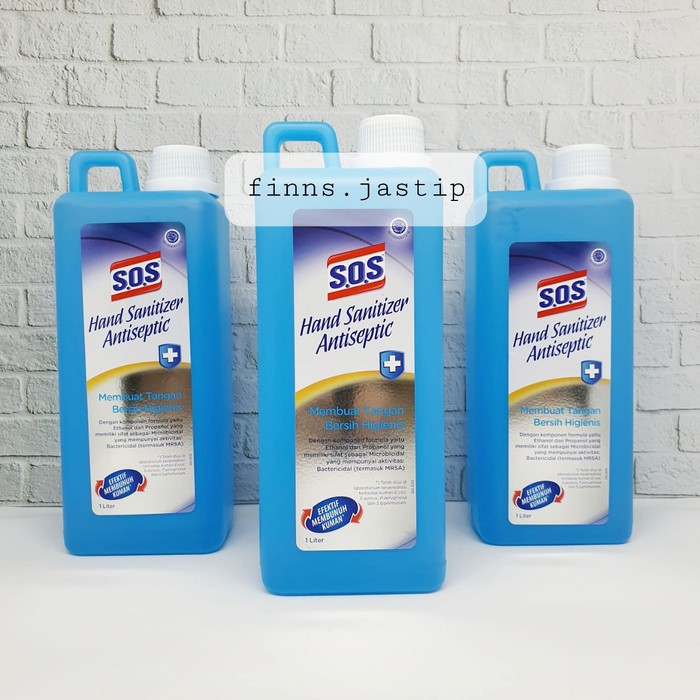 Jual GRAB IT FAST SOS Hand Sanitizer Antiseptic / SOS Hand Sanitizer 1 Liter - SOS 1L | Shopee ...