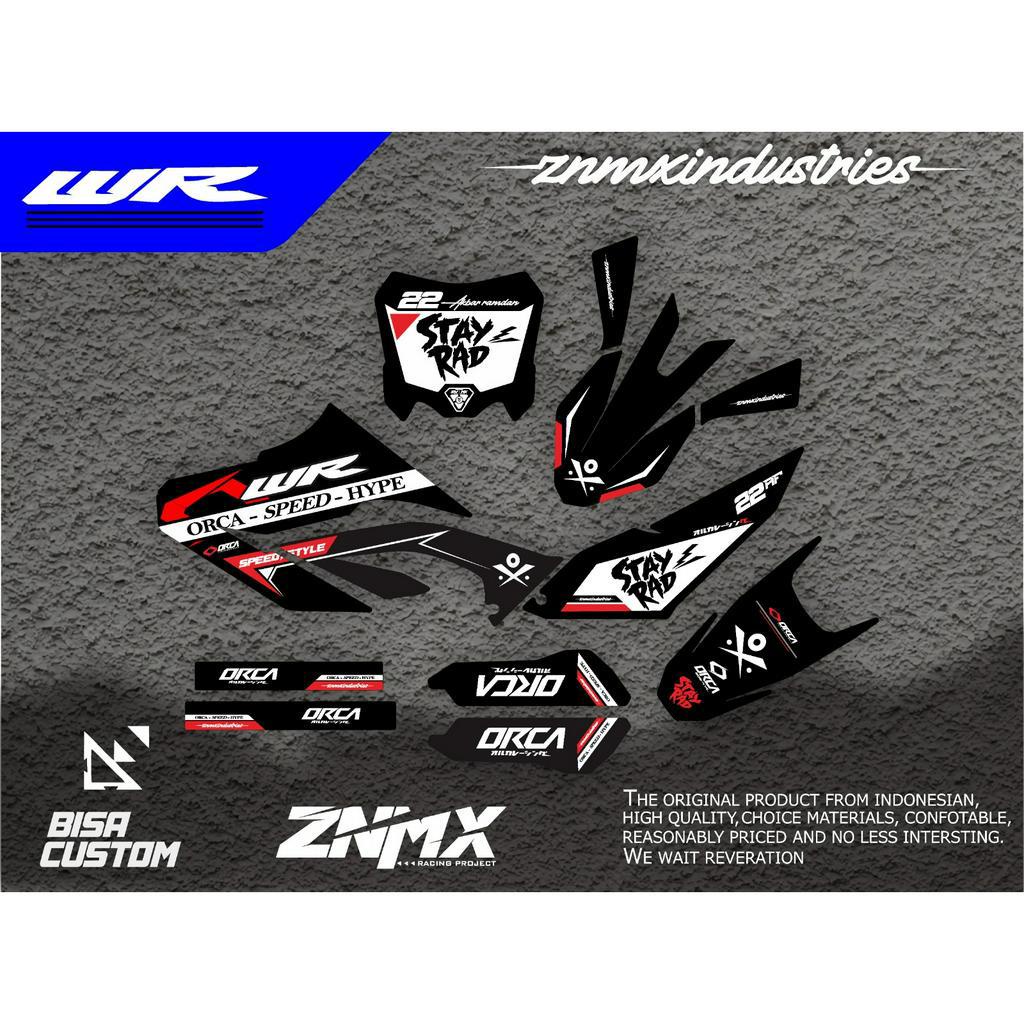 Jual DECAL YAMAHA WR155 / STIKER WR155 / FULL BODY BISA CUSTOM | Shopee ...