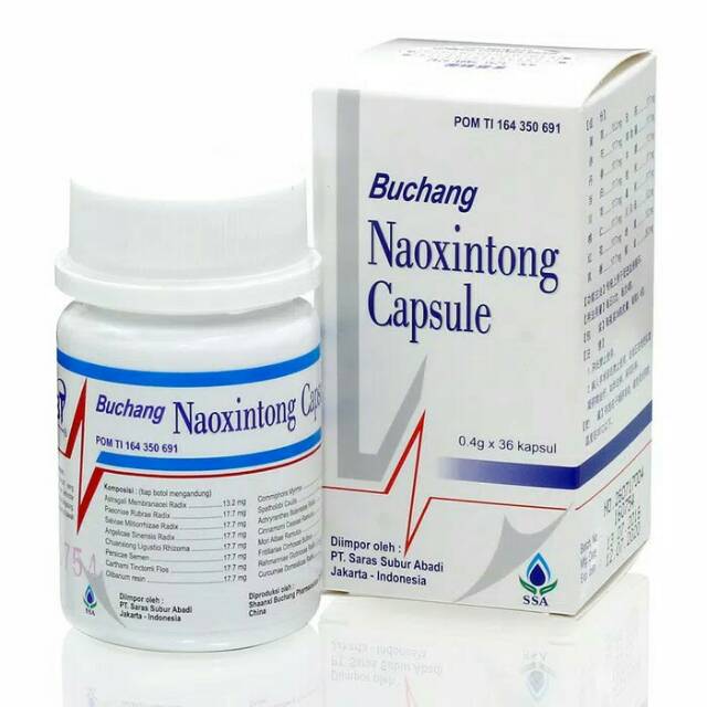 Jual 36'S BUCHANG NAOXINTONG / NAO XIN TONG CAPSULE Botol ( obat ...