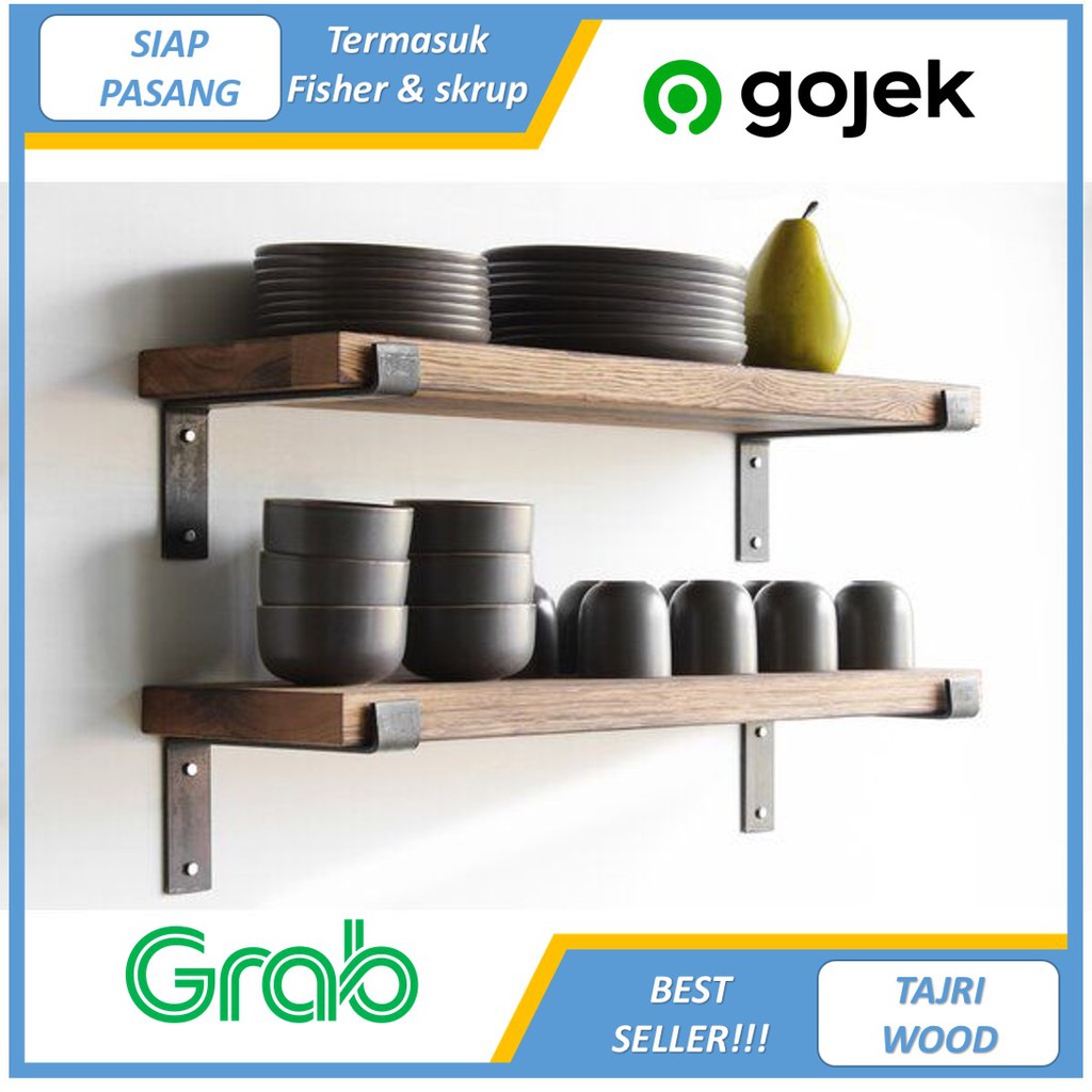 Jual Rak dinding hand up penyimpanan minimalis murah kuat kokoh ...